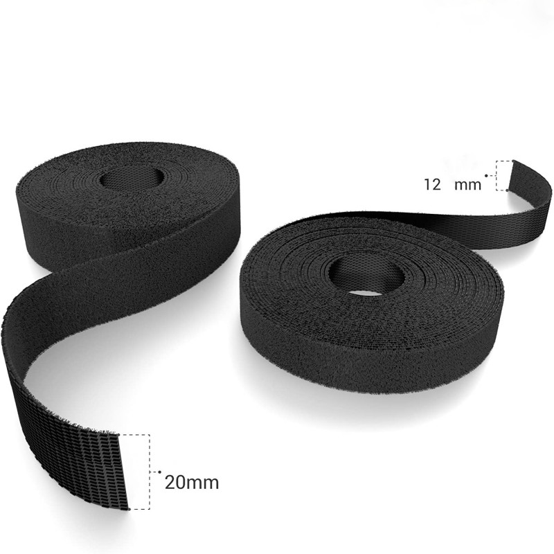 Fascette Velcro Avvolgicavo Autoadesivo Fermacavo, al metro